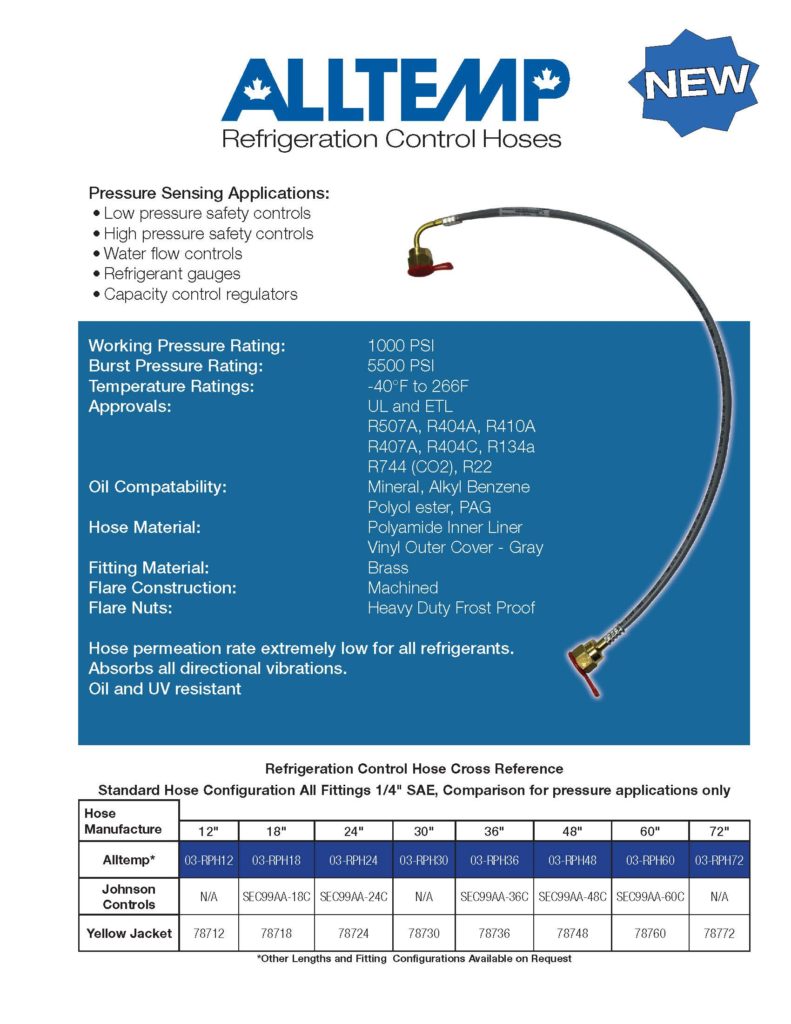 RefrigerationControlHoses – ALLTEMP